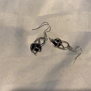 Jewelry | Midnight Blue Stone Set In Silver Plating On Wires 120 | Poshmark